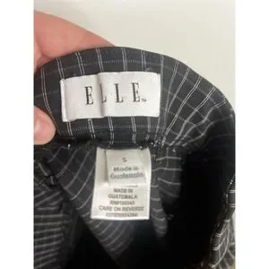 Elle | Skirts | Elle W Sm Grid Pencil Skirt Corporate Goth Grunge Dark ...